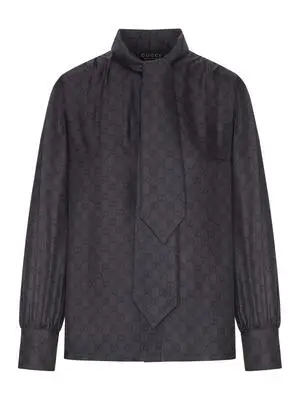 Gucci Tie Detailed Shirts For Women