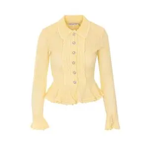 SELF-PORTRAIT Cardigan Diamond Points
