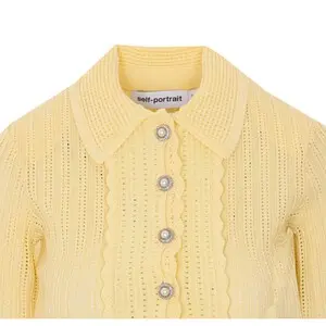 SELF-PORTRAIT Diamond Point Cardigan