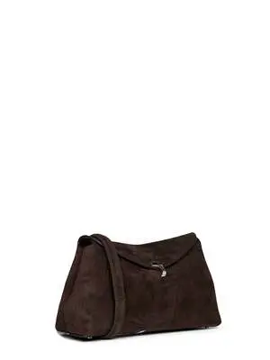 TOTEME Brown T-lock Clutch Bag