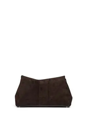 TOTEME Brown T-lock Clutch Bag