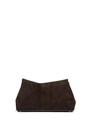 TOTEME Brown T-lock Clutch Bag - Multicolor