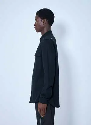 Rick Owens Wool Blend Overshirt