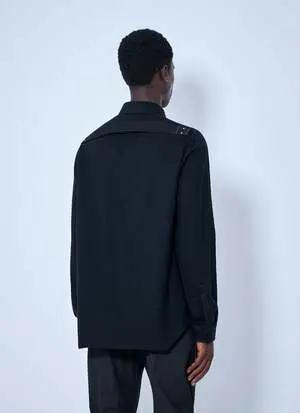 Rick Owens Wool Blend Overshirt