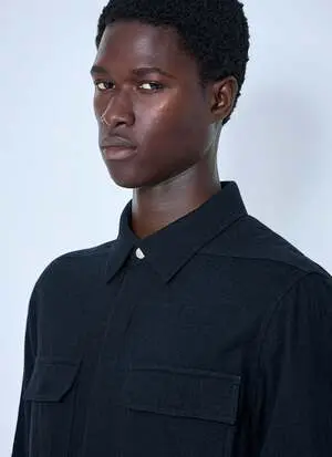 Rick Owens Wool Blend Overshirt