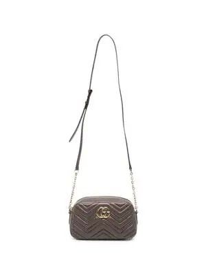 Gucci Gg Marmont Small Leather Camera Bag - Multicolor