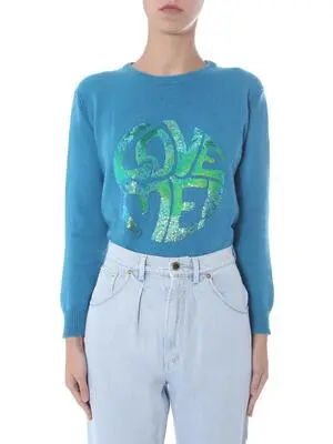 Alberta Ferretti Alberta Ferretti Women Love Me Sweater Multicolor