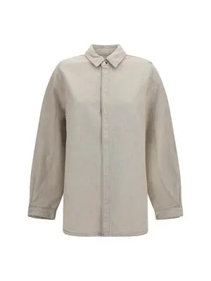 Jacquemus Amelo-de-nîmes Denim Shirt - Cream