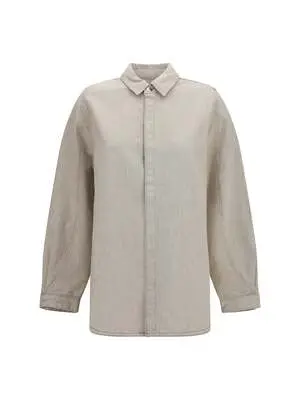 Jacquemus Amelo-de-nîmes Denim Shirt - Cream