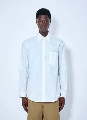Balenciaga Cotton Poplin Shirt - White