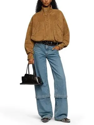 Attico Layered Long Jeans