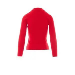 GANNI Merino Wool Polo Shirt - Red
