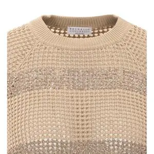 Brunello Cucinelli Knit Striped T-shirt