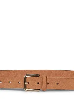 Brunello Cucinelli Light Brown Reversed Leather Belt