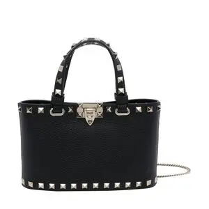 Valentino Garavani Rockstud Handbag - Black