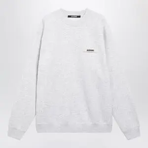 Jacquemus Cotton Fleece Sweatshirt - Gray