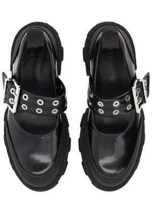 GANNI Ballerina With Logo Buckle