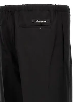Fendi Cool Wool Pants - Black