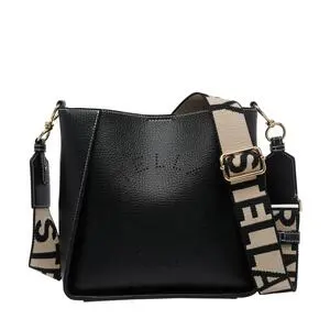 Stella McCartney Stella Mccartney Women Logo Square Crossbody Bag Black