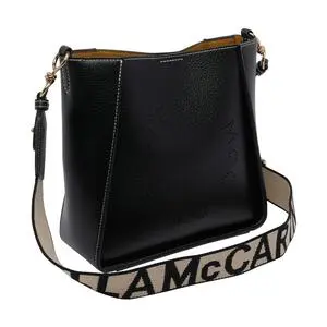 Stella McCartney Logo Square Crossbody Bag - Black