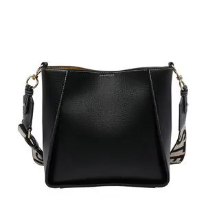 Stella McCartney Logo Square Crossbody Bag - Black