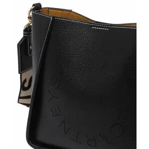 Stella McCartney Logo Square Crossbody Bag - Black