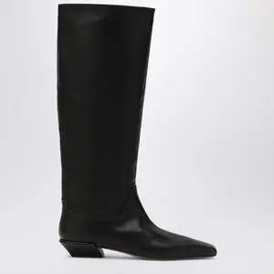 Paris Texas Bettina Boot 25 Calfskin Leather Boots - Black