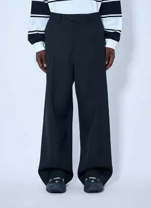 Balenciaga Large Tailored Pants - Black