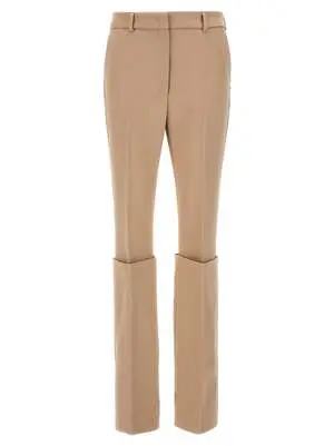 Sportmax Holiday Wool-blend Pants - Cream