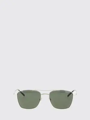 Saint Laurent Metal And Acetate Sl 866 Sunglasses - Silver