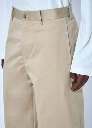 Acne Studios Cotton Satin Tailored Trousers