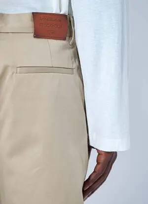 Acne Studios Cotton Satin Tailored Trousers