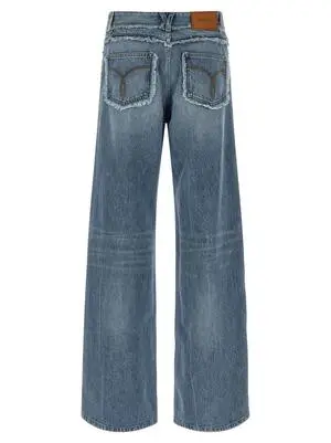 Versace Wide Leg Boyfriend Jeans