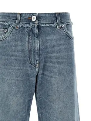 Versace Wide Leg Boyfriend Jeans