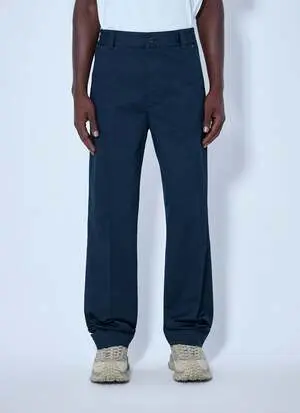 Moncler MONCLER Straight Leg Tailored Trousers Blue