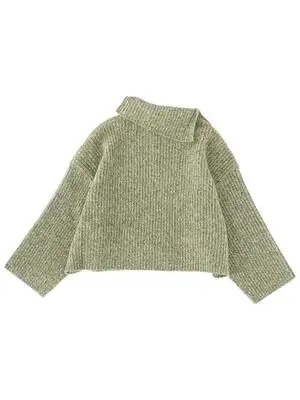 GANNI Sweater With Side Button Closure