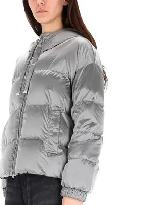 Max Mara Anti-drip Satin Quilt - Silver