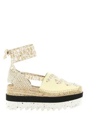 Stella McCartney Gaia Canvas Espadrilles - Yellow