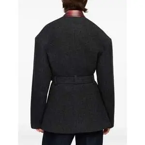 GANNI Grey Jackets Oversized Jackets