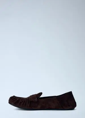 Acne Studios Suede Saddle Loafers