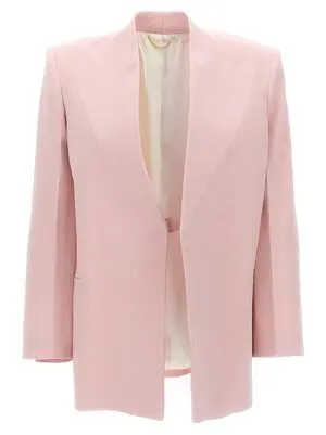 Victoria Beckham Single-breasted Blazer Jacket - Pink