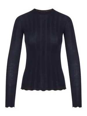 Prada Ribbed Knit Top - Multicolor