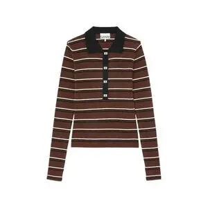 Ganni Straight Hem Shirts For Women