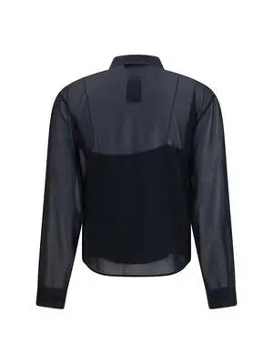 Gucci Stretch Silk Chiffon Shirt
