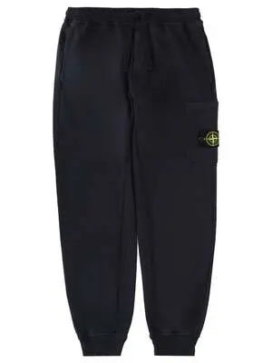Stone Island Jogger Pants With Logo Patch - Blue