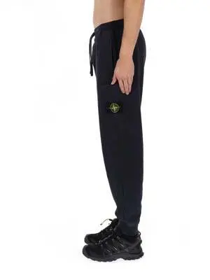 Stone Island Jogger Pants With Logo Patch