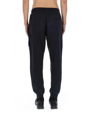 Stone Island Jogger Pants With Logo Patch