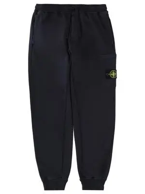 Stone Island Jogger Pants With Logo Patch - Blue