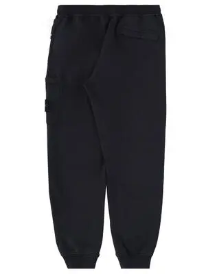 Stone Island Jogger Pants With Logo Patch - Blue