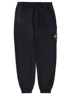 Stone Island Jogger Pants With Logo Patch - Blue
